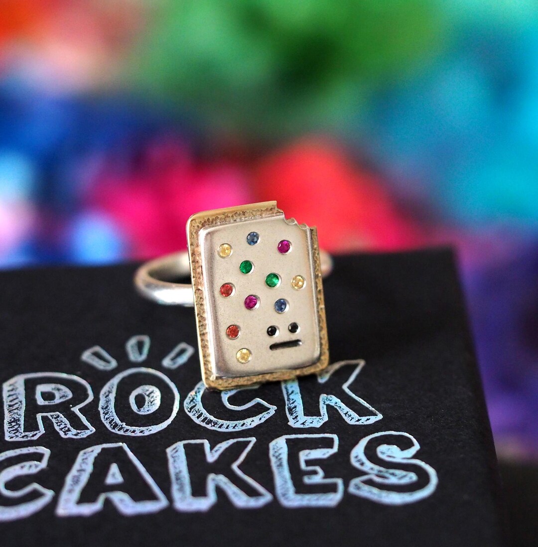 Pop Tart Ring: Precious Recycled Gold and Silver, With Diamonds and ...