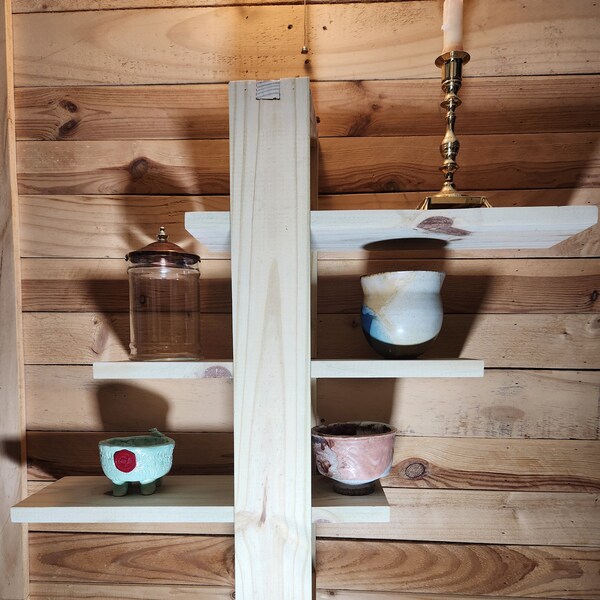 Adjustable Wall Mounted Shelf - Etsy Adjustable Wall Mounted Shelf - Etsy