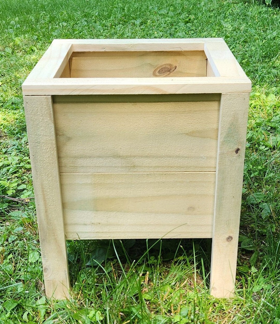 Medium and Small Raised Planter Box - Etsy
