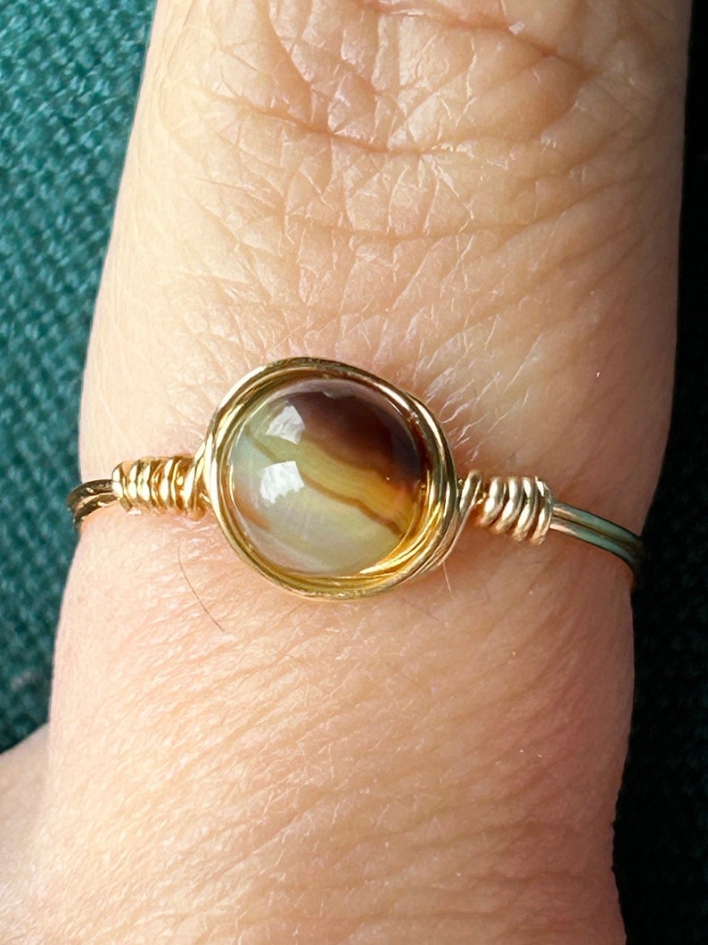 Handmade Wire-wrap Rings! *gold Color Wire - Etsy