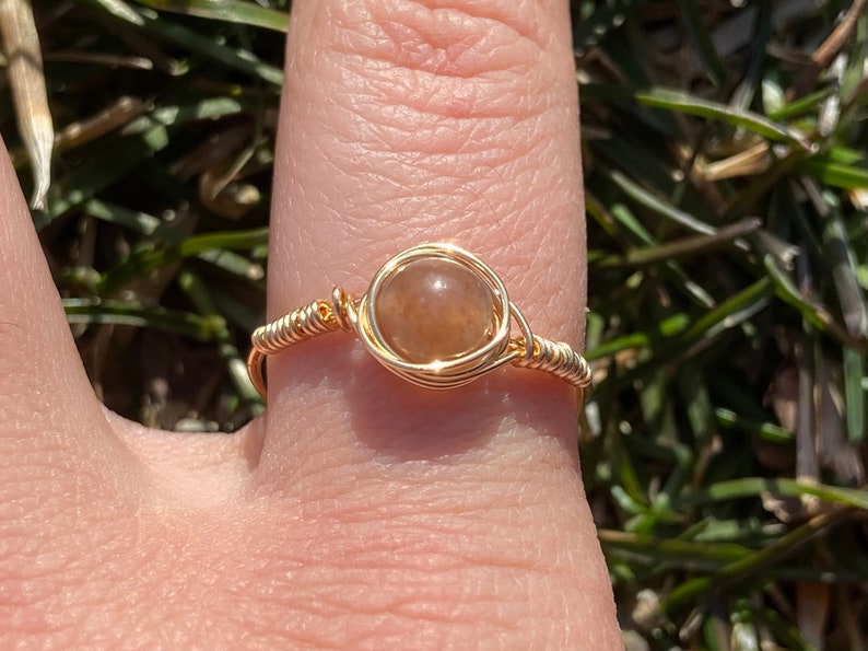 Handmade Wire-wrap Rings! *gold Color Wire - Etsy