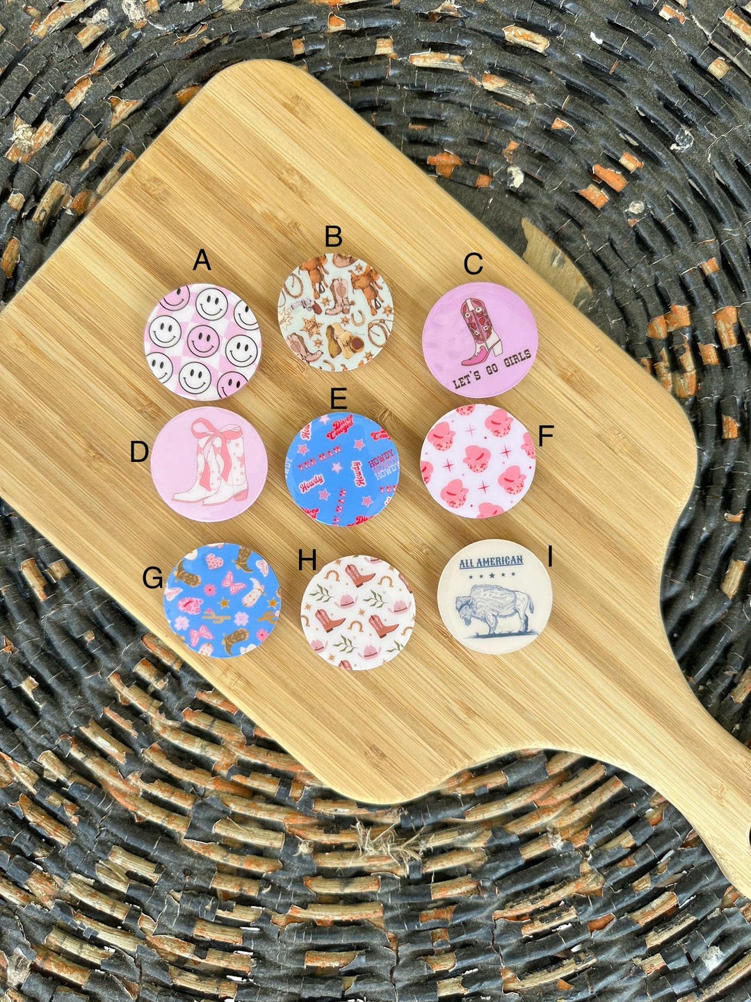 Interchangeable Badge Reel Toppers, Velcro Badge Reel Toppers - Etsy