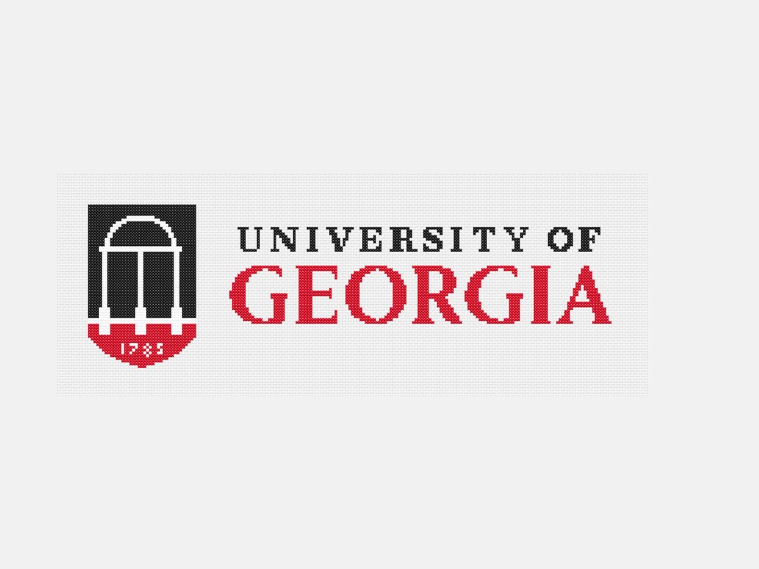 University of Georgia Cross Stitch Pattern, Cross Stitch PDF, Digital ...