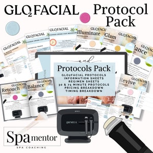 Glo2facial Geneo Facial Protocol Pack- Oxypod- Esthetician- Facial ...