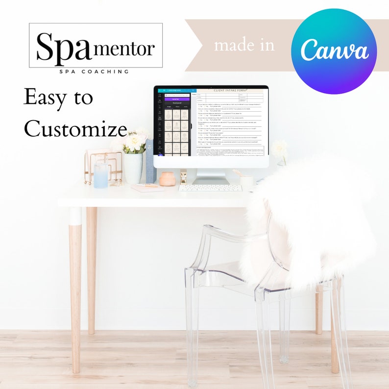 Massage Therapy Client Intake Form- Fully Customizable and Editable in ...