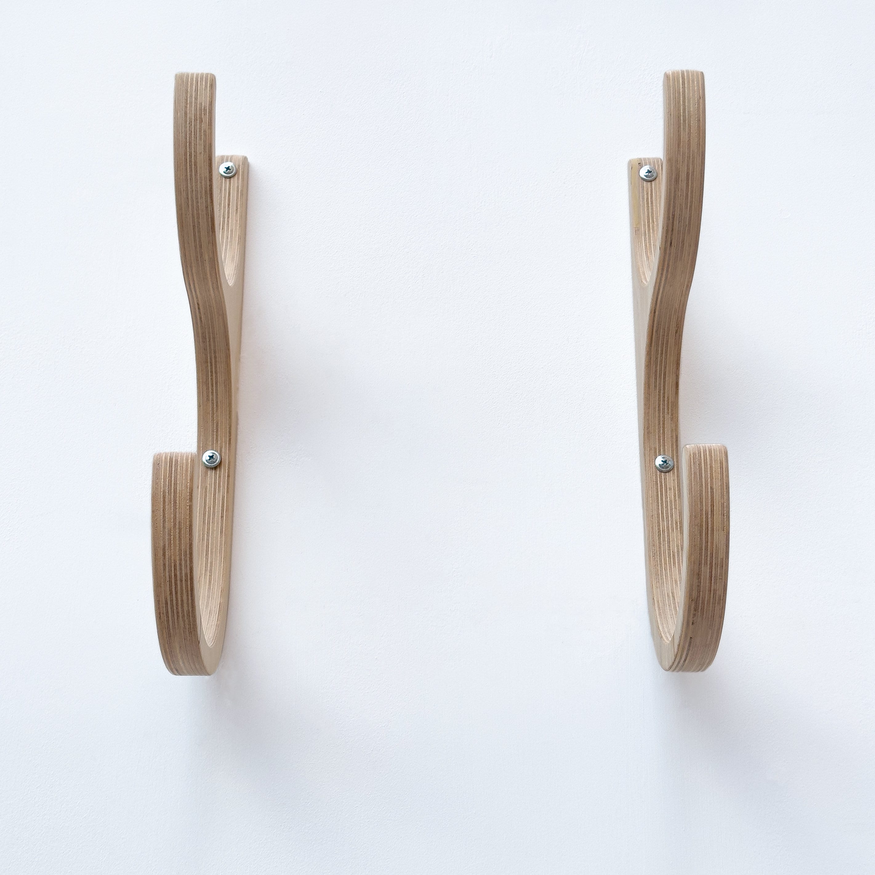 Wooden Wall Holders 6.5", Yoga Mat Holder, Yoga Mat Hooks, Wall Mount ...