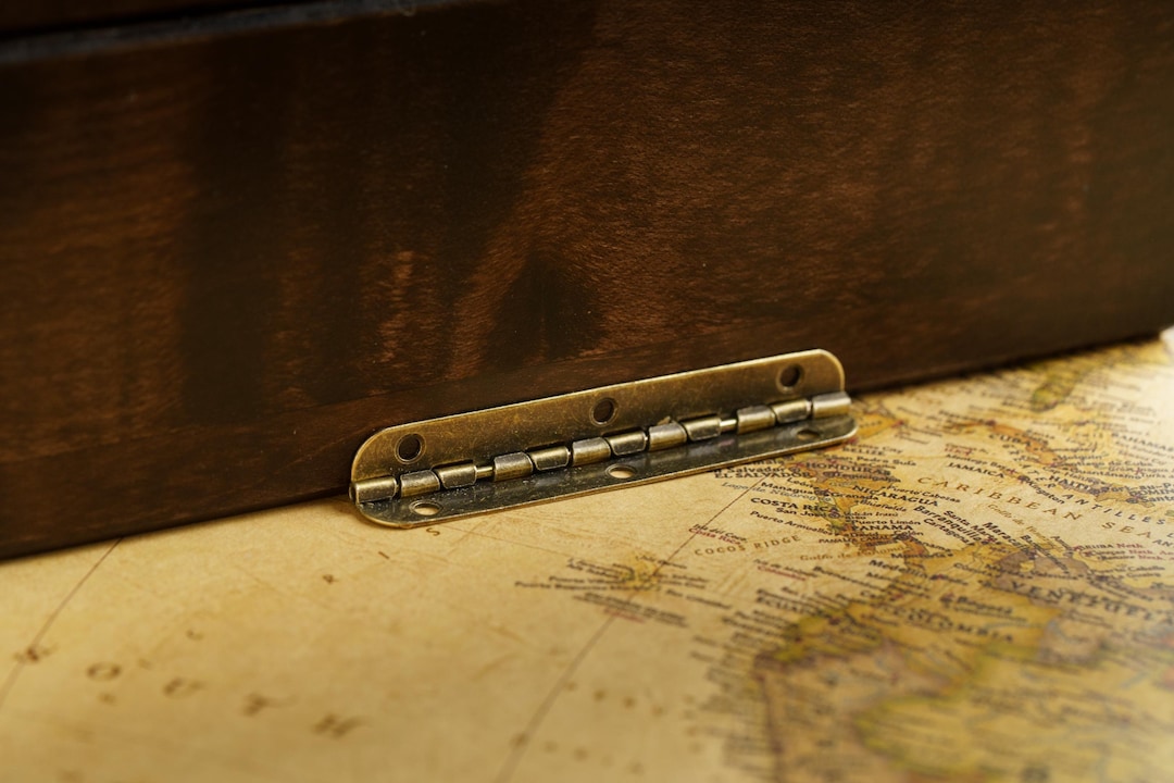 Vintage Brass Hinges for Keepsake and Decorative Boxes, Durable Chest ...