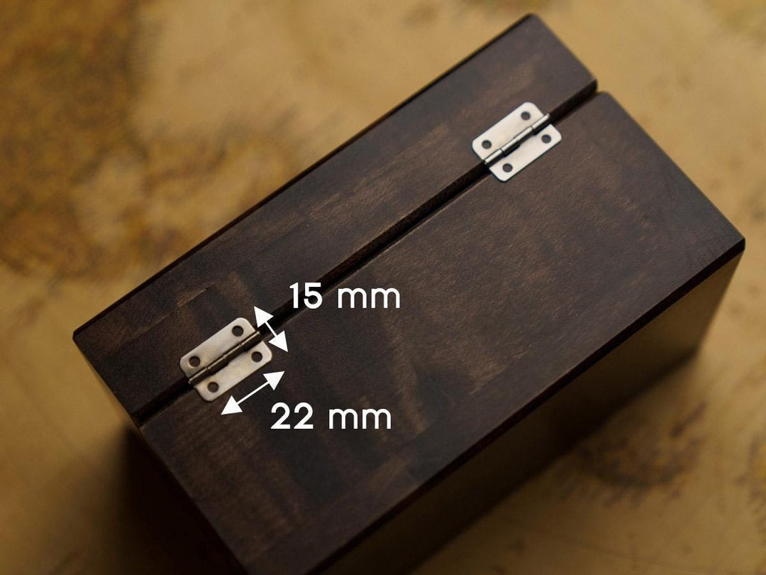 Classic Metal Hinge for Wooden Boxes, Safe and Reliable Hinges for Chest, Durable Hinges for ...