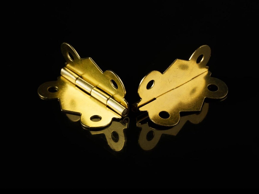 Ornate Functional Hinges for Gift Boxes, Decorative Hinges for Keepsake ...
