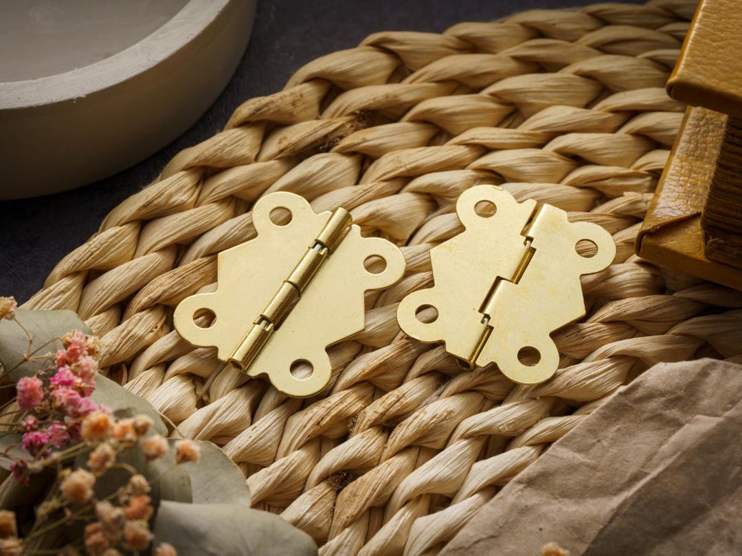Modern Golden Hinges for Furniture, Small Retro Hinge, Reliable Hinges ...