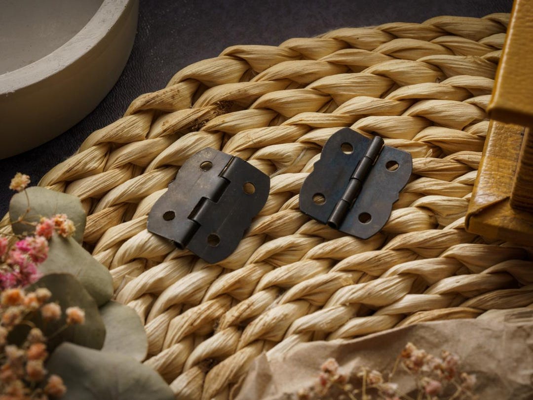 Sturdy Hinges for Box Lids, Durable Bracket Hinges for Wooden Storage ...