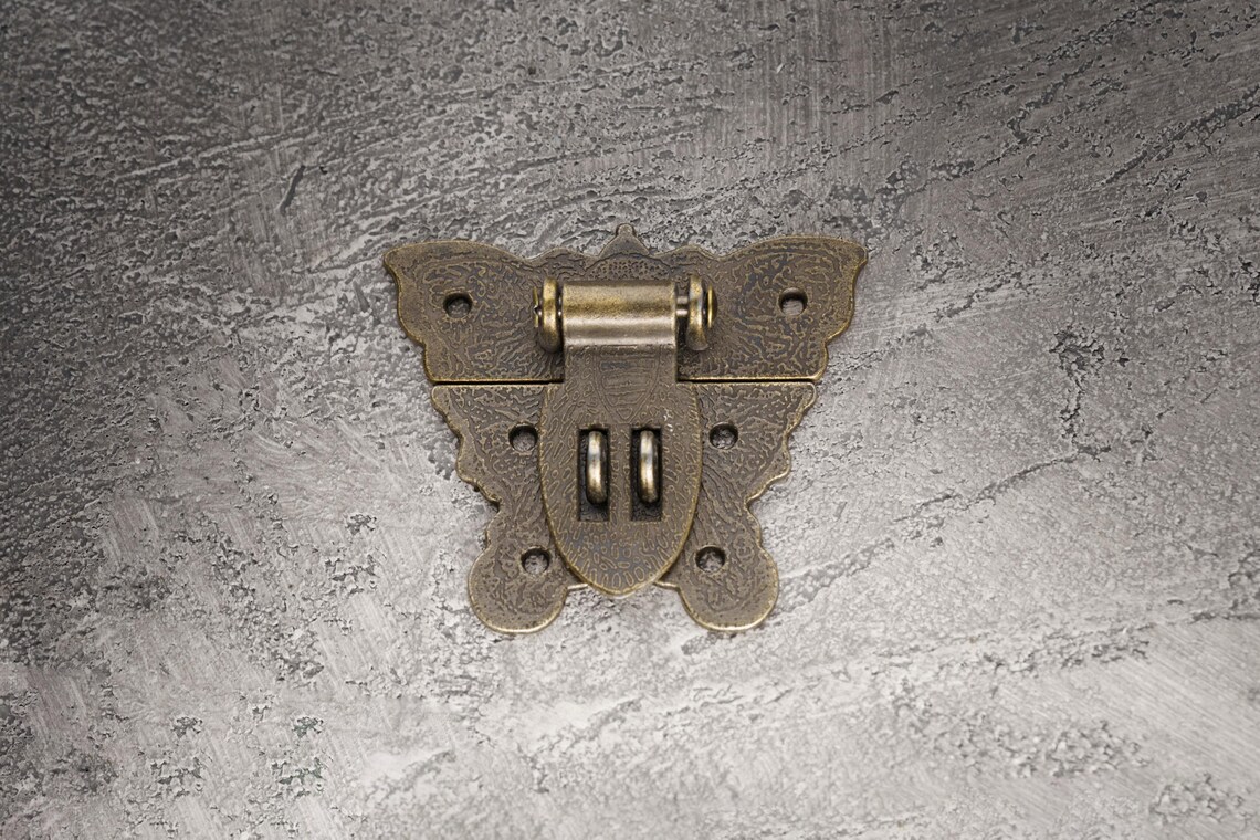 Butterfly Clasp 58x50 Mm , Lock for Wooden Box DIY Craft Supplies ...