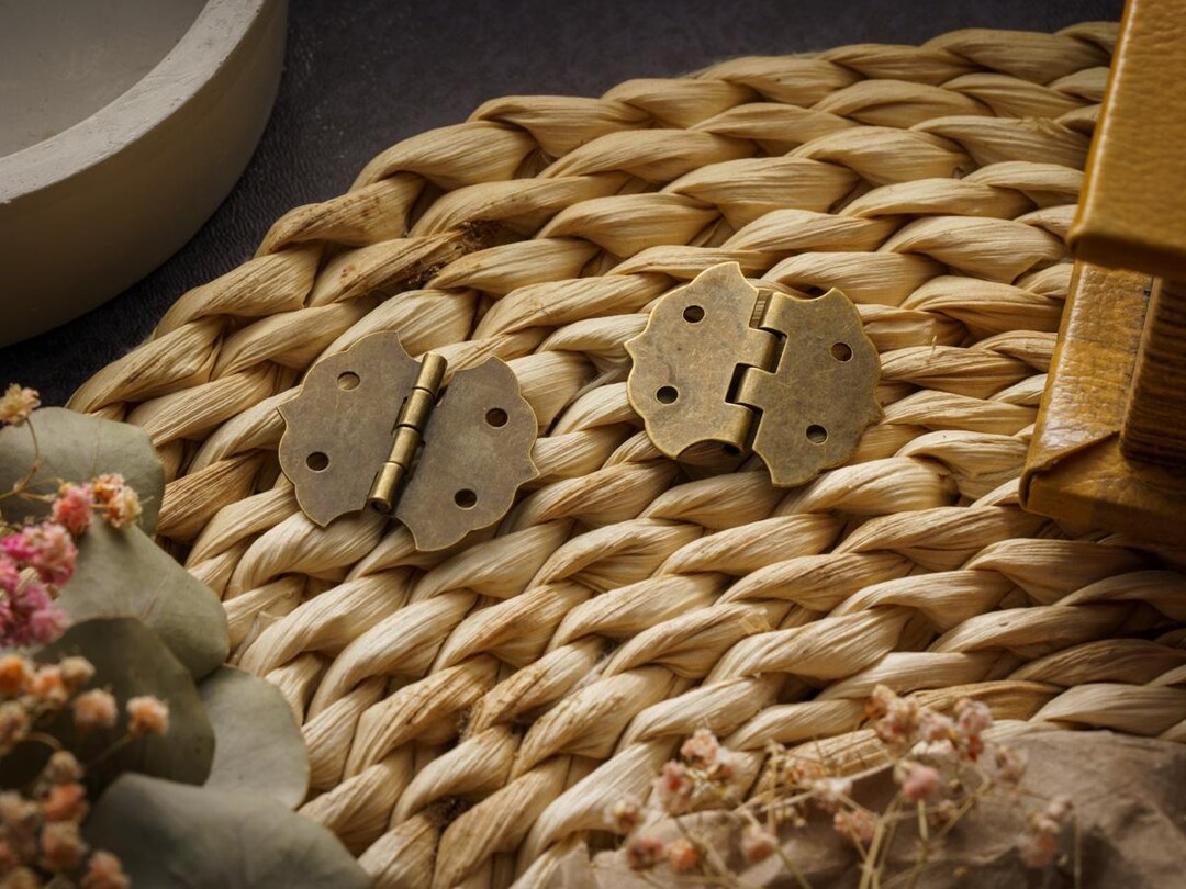 Ornate Functional Hinges for Gift Boxes, Decorative Hinges for Keepsake ...