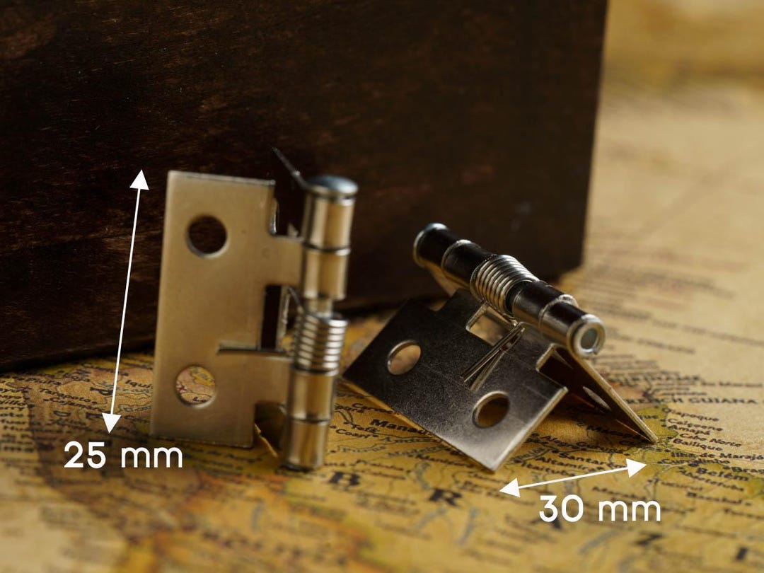 Decorative Hinges for DIY and Craft Projects, Elegant Silver Hinge for ...