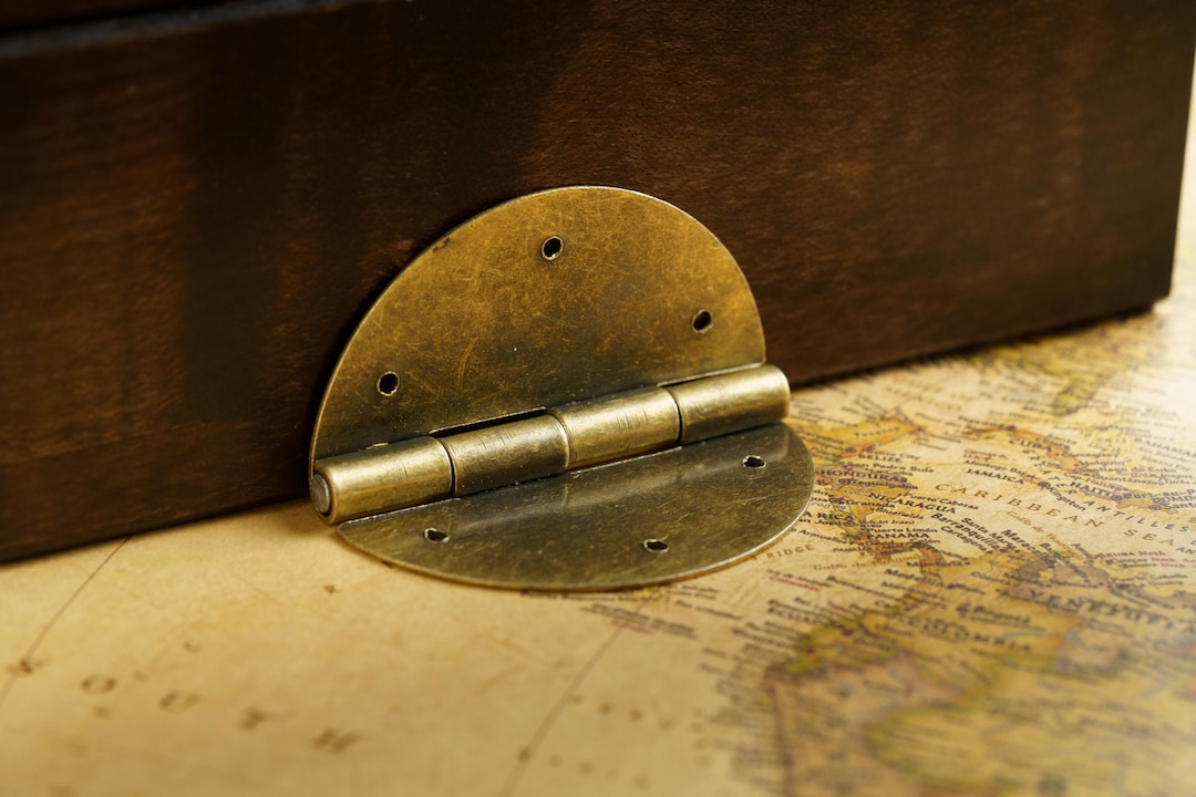 Small Circle Butt Hinges, Unique Metal Butt Hinges for Jewelry Boxes ...