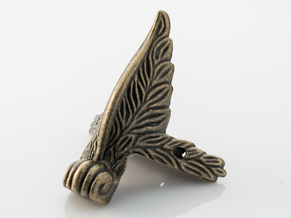 Vintage Style Box Legs - Small Metal Feet for DIY Crafts and Home Decor ...