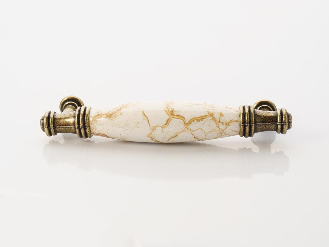 Marble Ceramic Handles - Unique Furniture Decor, Modern Drawer Pulls ...