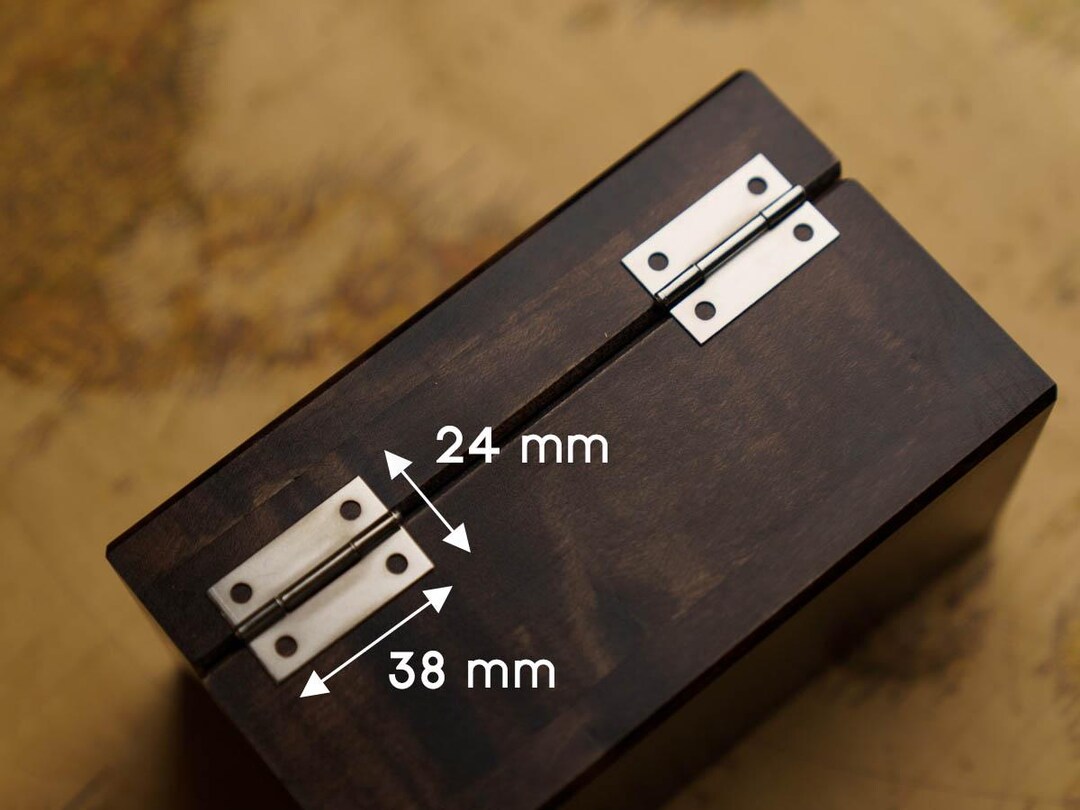 Wooden Box Hinges, Sturdy Cast Hinges for Keepsake Boxes, Reliable Mini ...