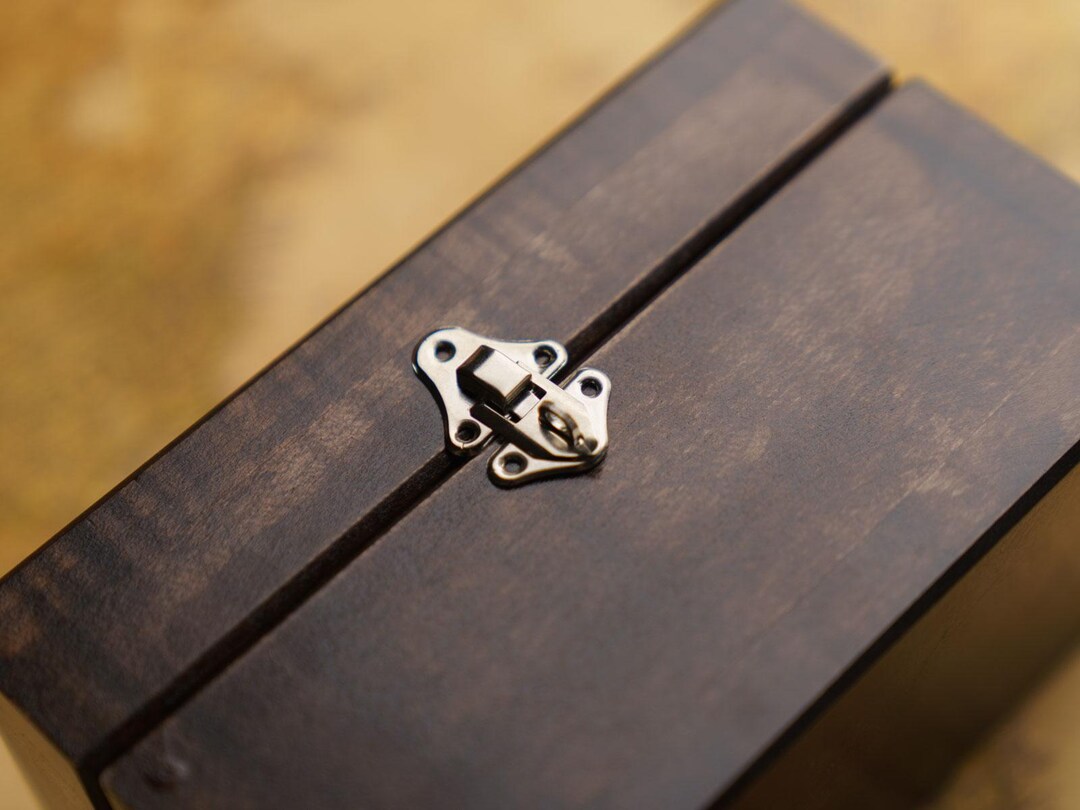 Silver Latch Jewelry Box Lock 23x33mm, Durable Metal Latch for Bags ...