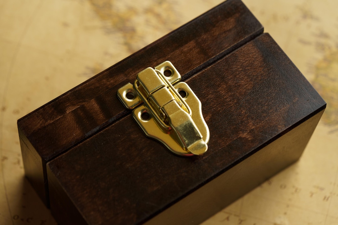 Miniature Briefcase Lock Hardware, Stylish Box Clasp Closure for Wood ...