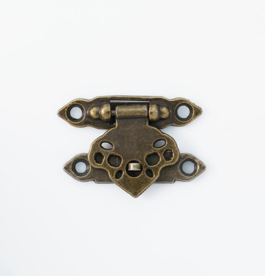Miniature Brass Box Latch: Antique Furniture Restoration (37x25 Mm) 10 ...