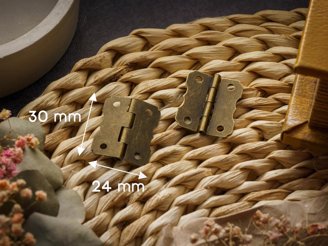 Elegant Decorative Hinges for Vintage Wooden Albums, Mini Decorative ...