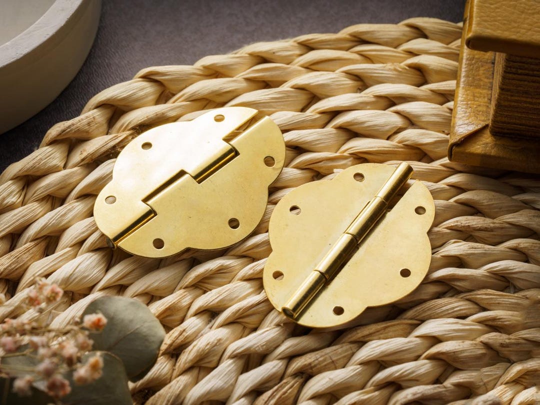 Modern Golden for Wooden Storage Boxes, Stylish Hinge for Antique and ...