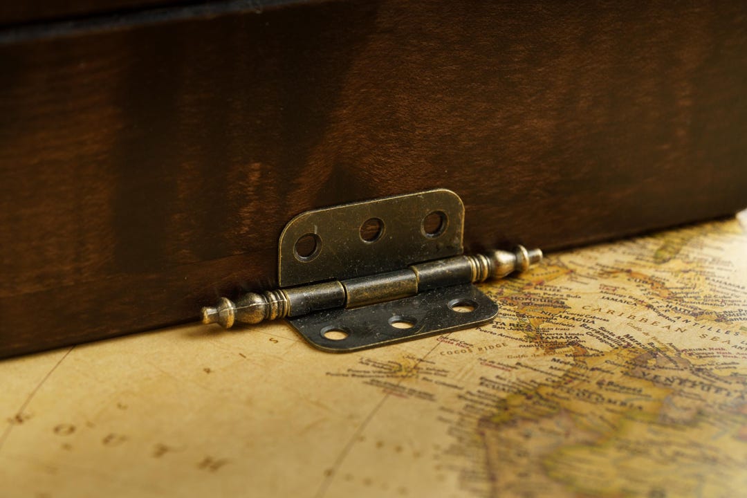 Stylish Hinged Joint for Cupboards and Furnitures, Antique Chest Hinges ...