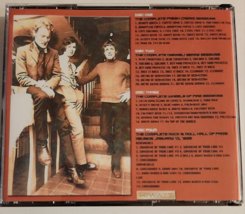 Cream: Fruit of the Poisoned Tree - the Complete Studio Sessions ...