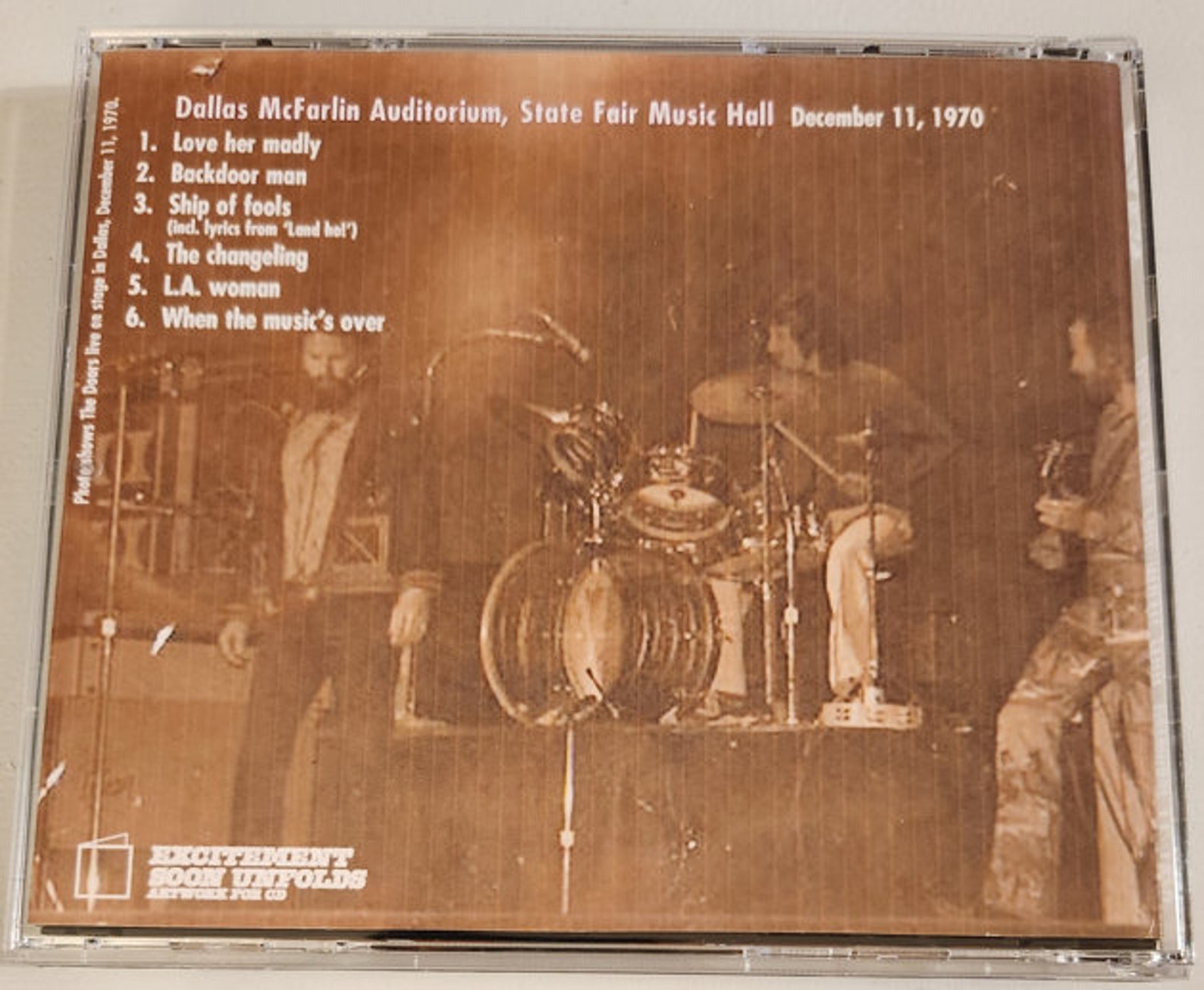 The Doors - State Fair Music Hall, Dallas, TX, 12-11-70 - Live Concert ...