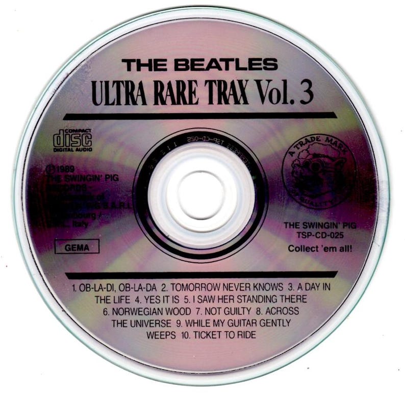 The Beatles: Complete Ultra Rare Trax - Various Dates, Various Studio ...
