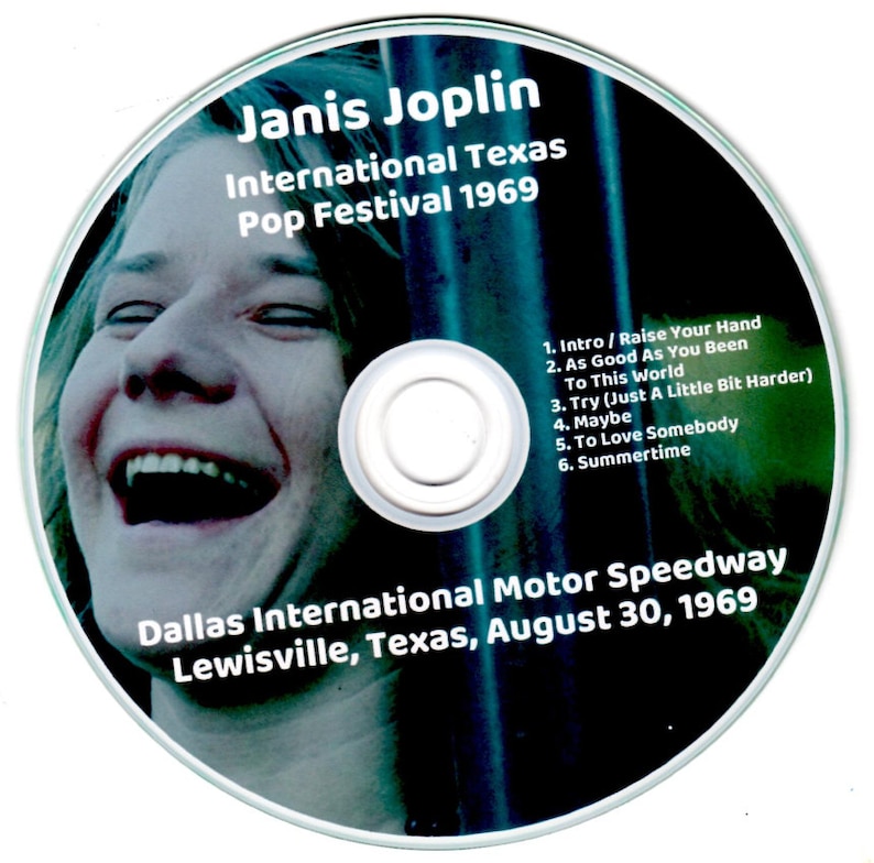 Janis Joplin: International Texas Pop Festival 1969 - Dallas Int. Motor ...