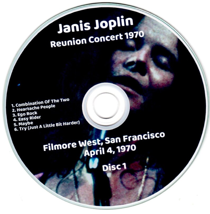 Janis Joplin & Big Brother: Reunion Concert 1970, Fillmore West, San ...