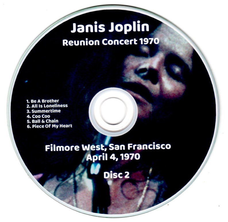 Janis Joplin & Big Brother: Reunion Concert 1970, Fillmore West, San ...