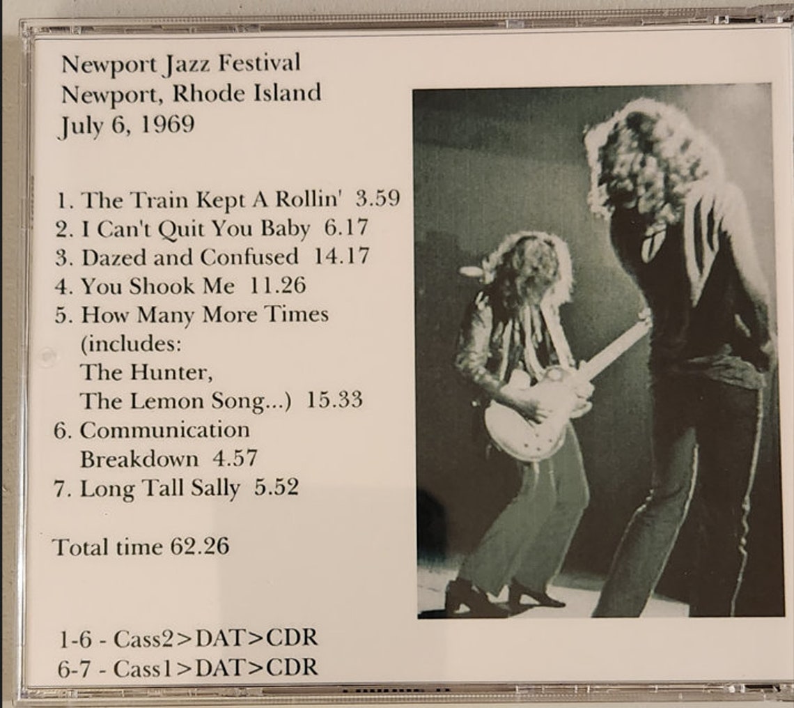 Led Zeppelin - Freakin' at Newport, Part 1, Newport Jazz Festival, July ...