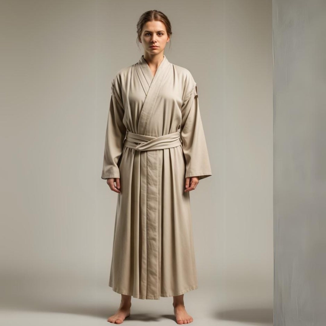 Minimalistic Modern Monk Robe, Monastic Attire, Unique Zen Costume ...