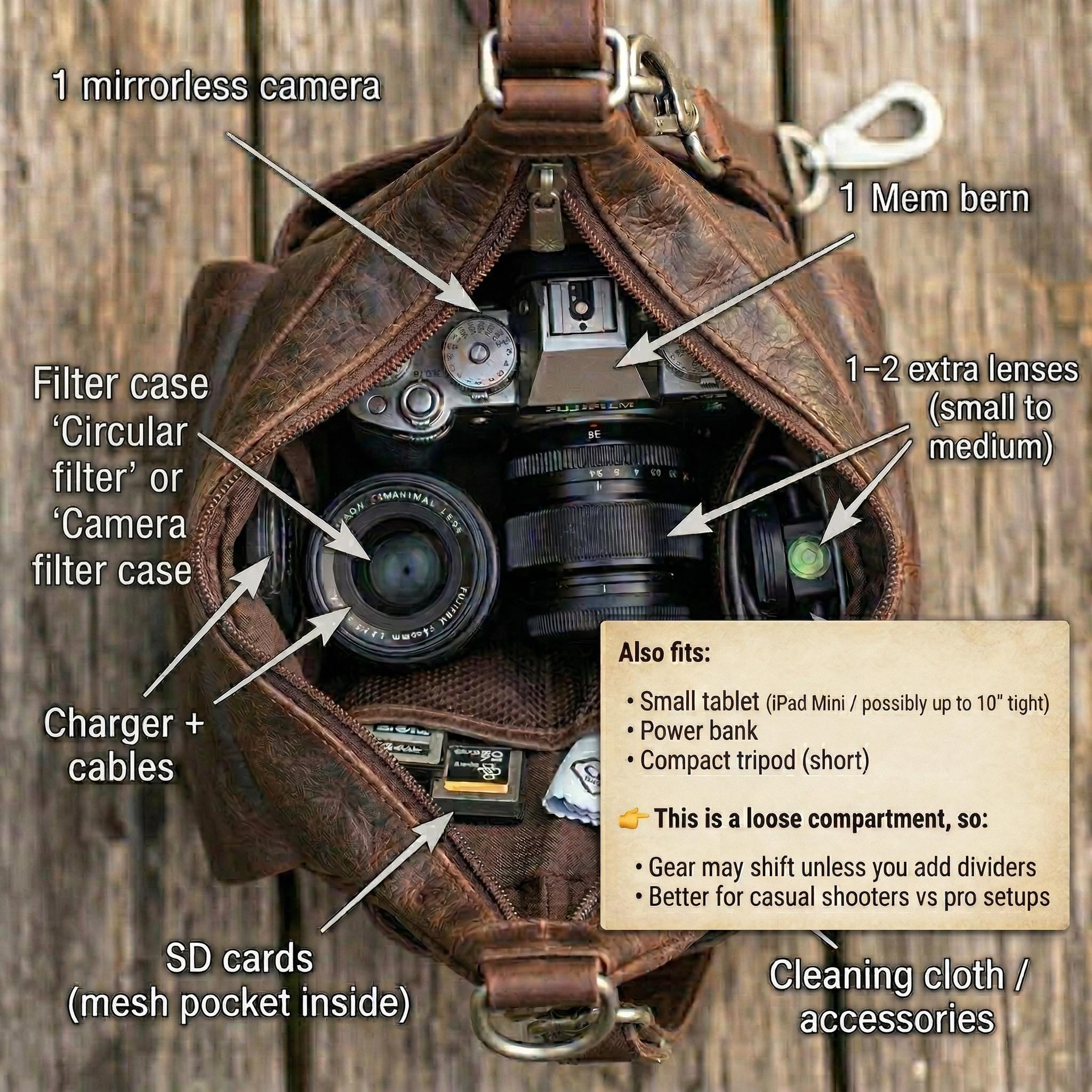 Vintage Leather Camera Bag | DSLR Camera Bag Leather | Crossbody Camera ...