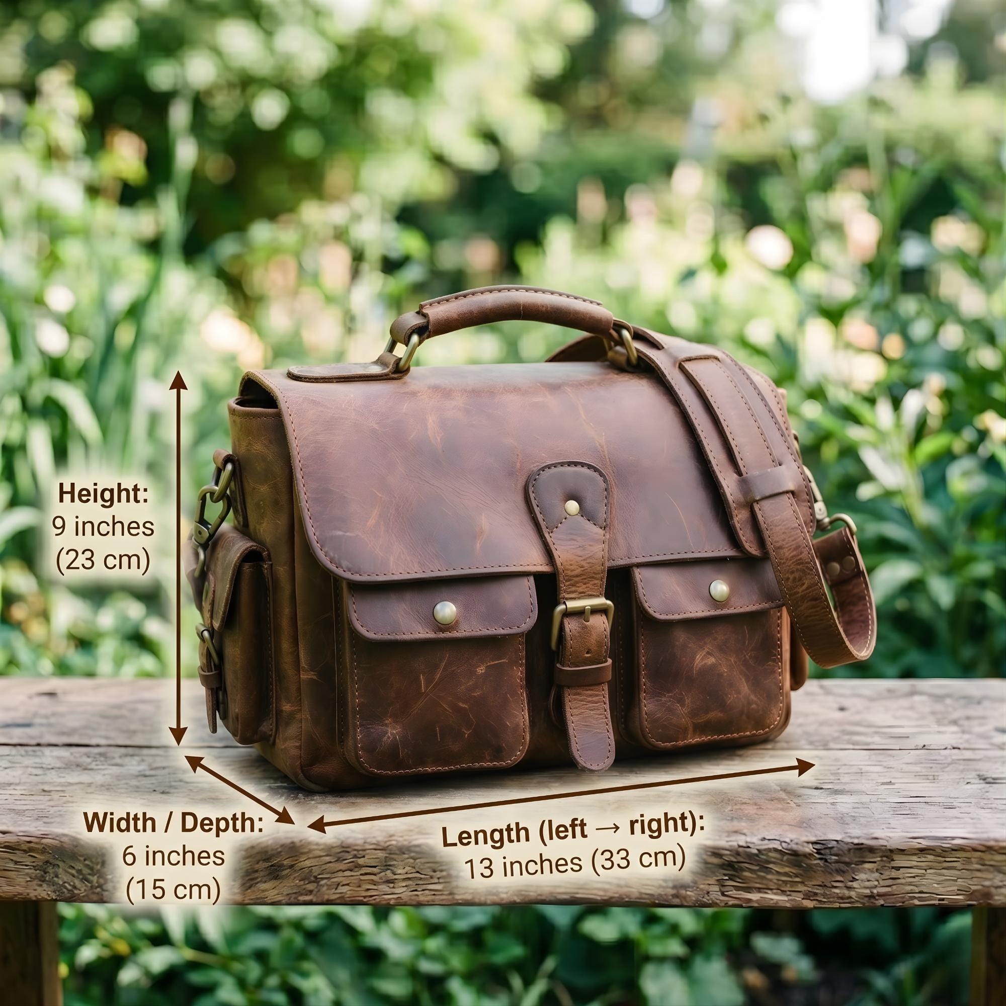 Vintage DSLR Camera Bag | Leather Camera Case | Crossbody Camera Bag - Etsy