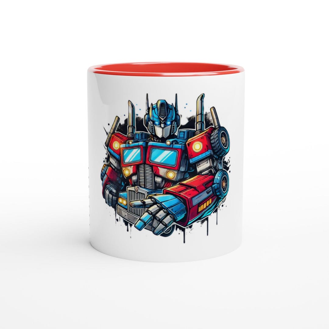 Optimus Prime Mug - Powerful Sips - Gift for Transformers Fans ...
