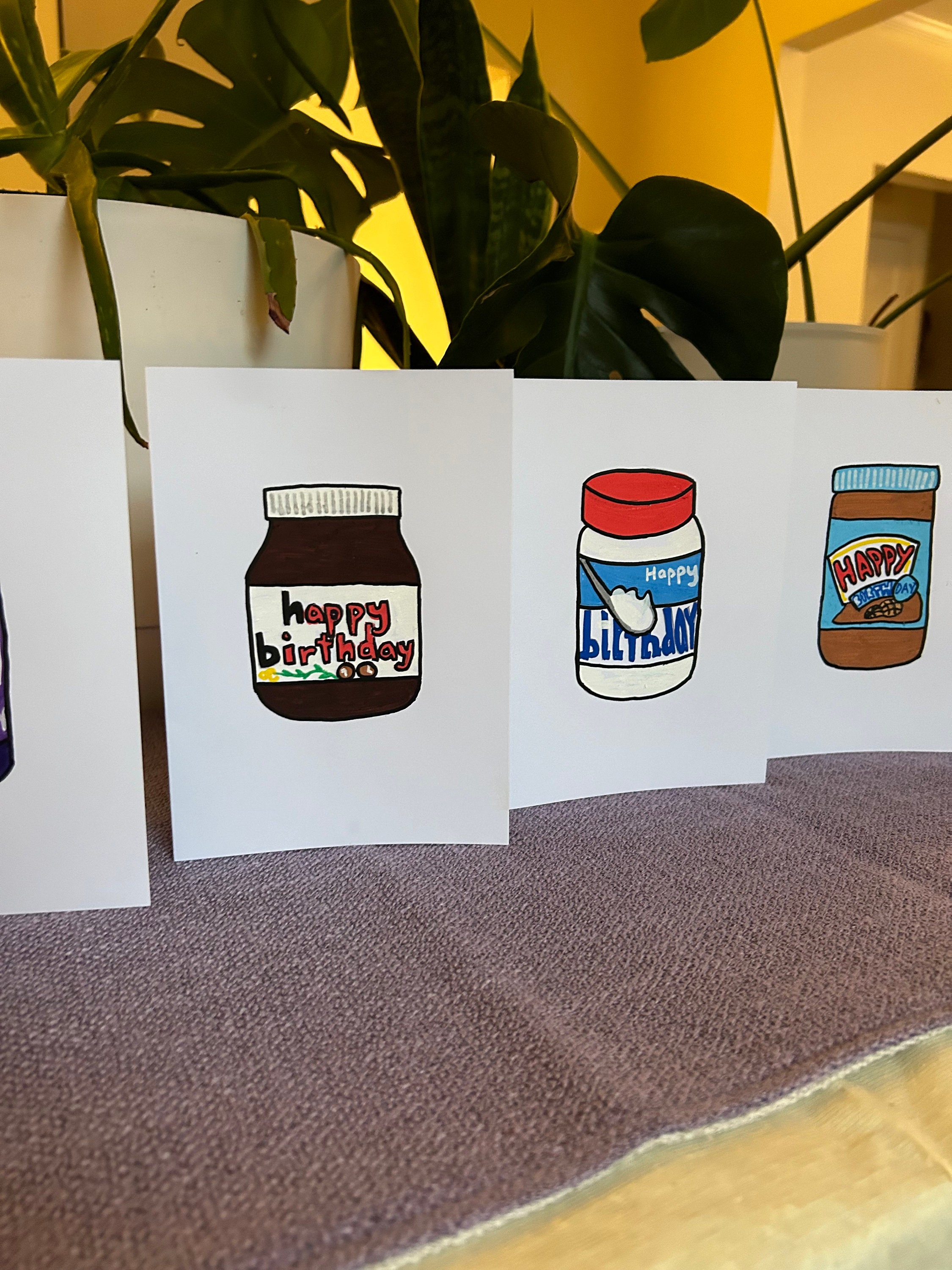 Handmade Nutella Chocolate Hazelnut Spread Birthday Card - Etsy