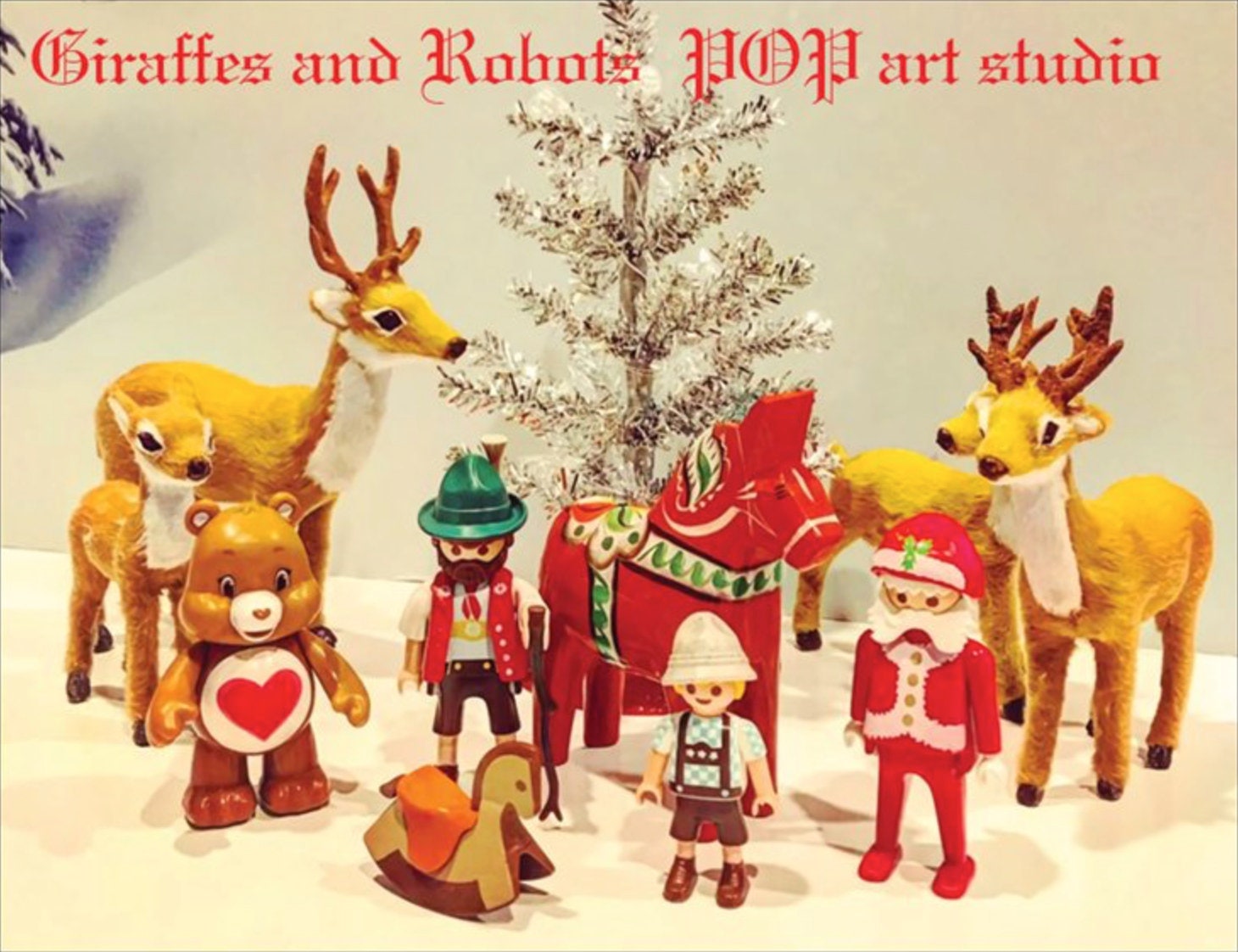 Red Hippo With Fried Chicken POP Art Print by Giraffes and | Etsy