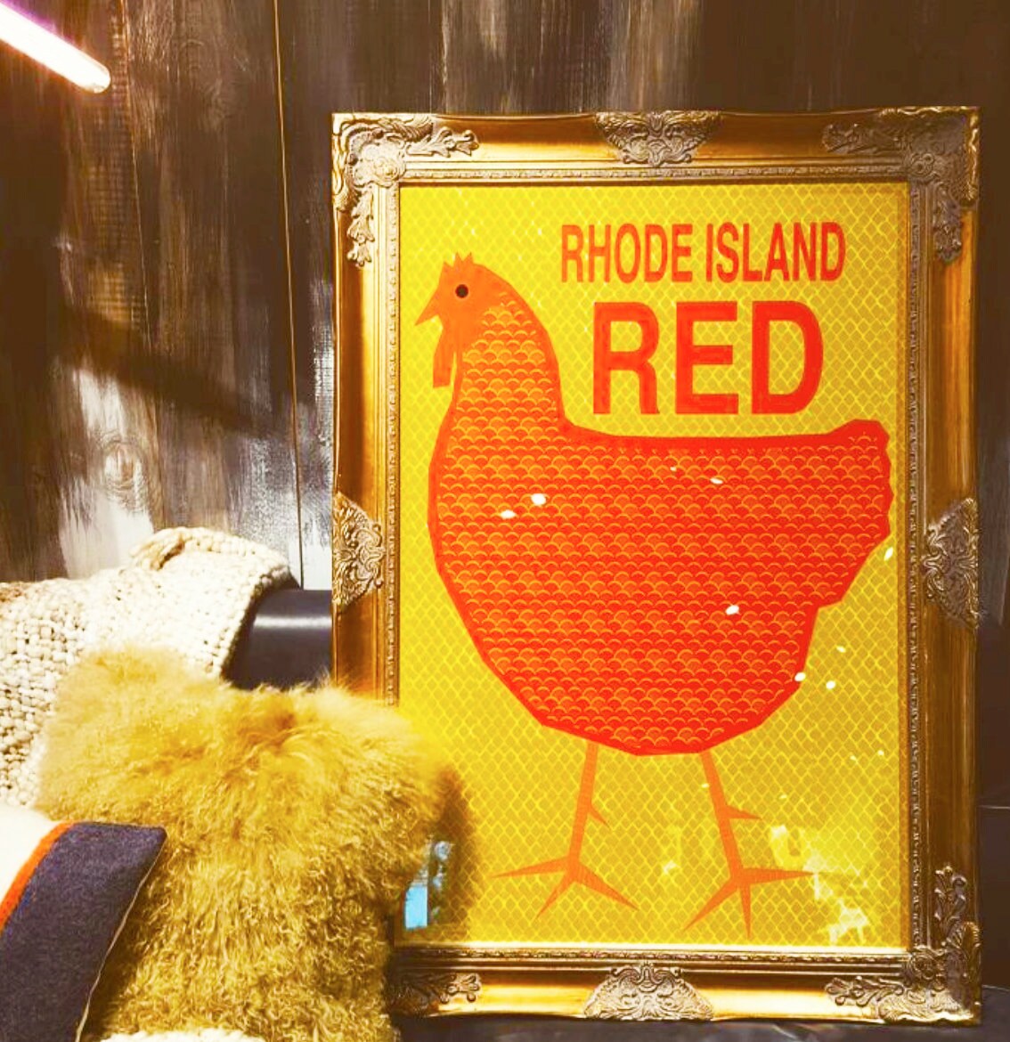 ABC LMNOP Orange POP Art Print by Giraffes and Robots - Etsy