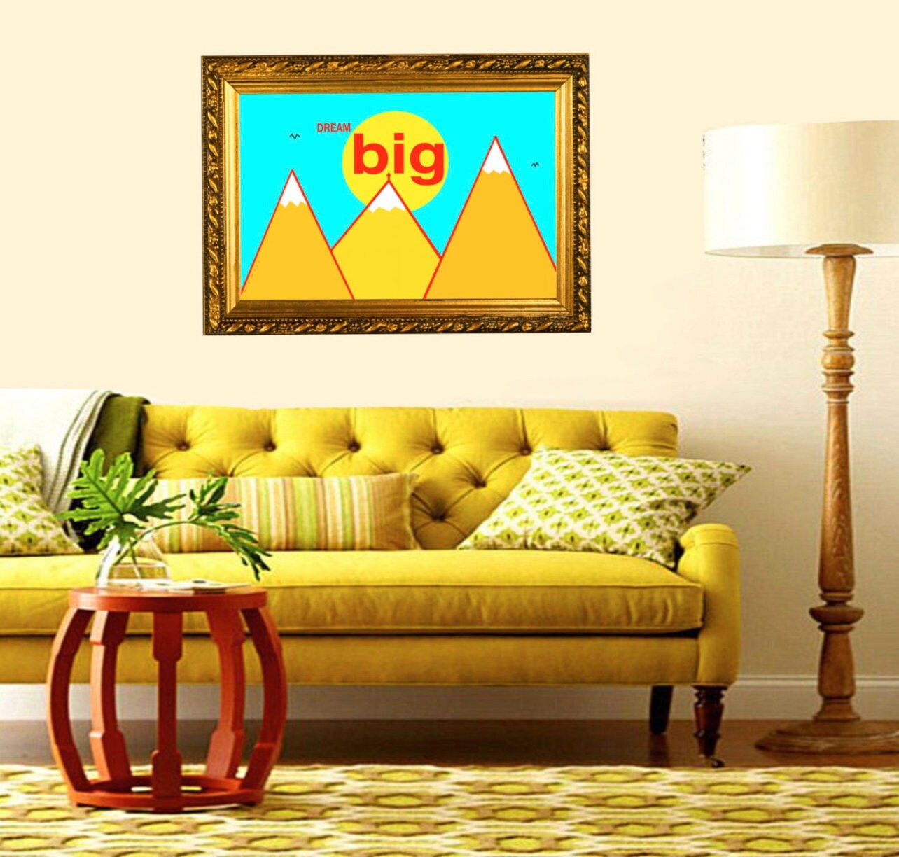 ABC LMNOP Orange POP Art Print by Giraffes and Robots - Etsy