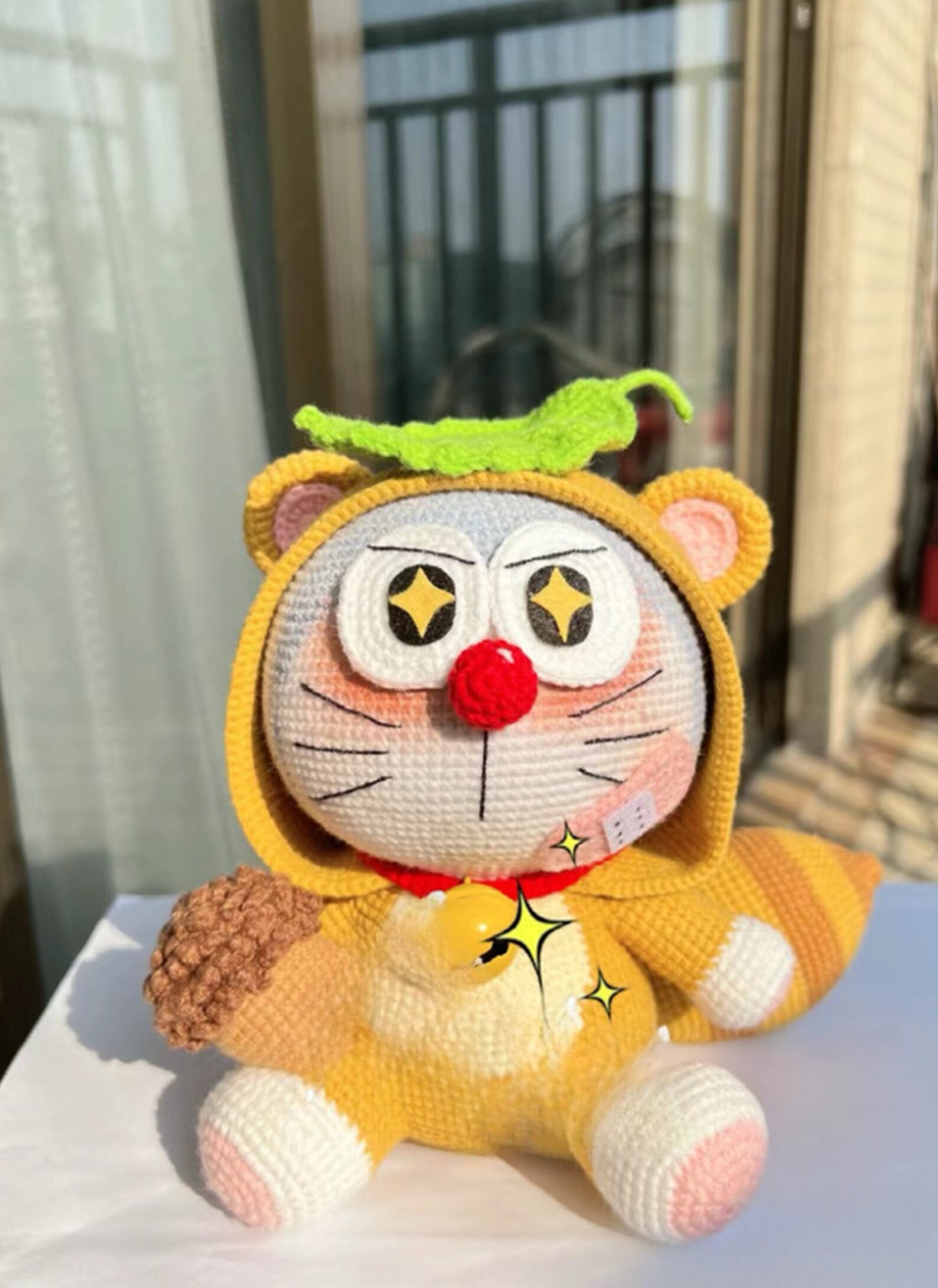 Cute Amigurumi Doraemon Crochet Plush Toy, Doraemon Stuffed Animal ...