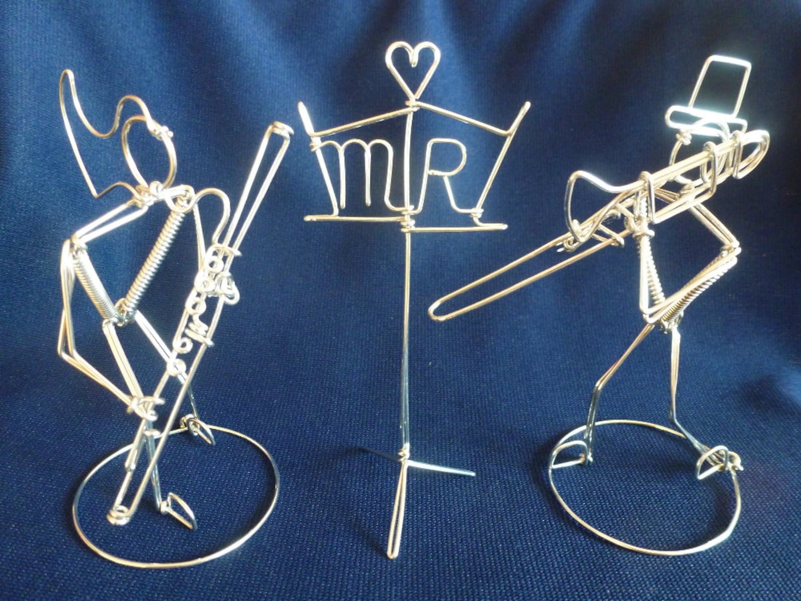 Musicians Wedding Cake Topper With Optional Personalized Music Stand - Etsy