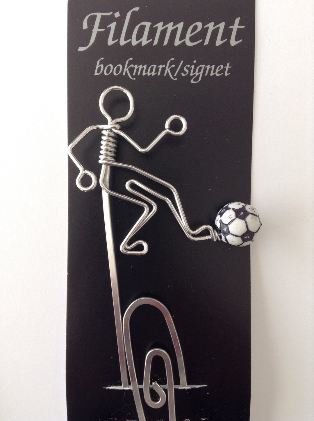 Soccer Player Bookmark // Gift for Teachers and Readers - Etsy