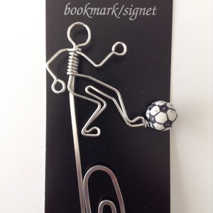 Soccer Player Bookmark // Gift for Teachers and Readers - Etsy