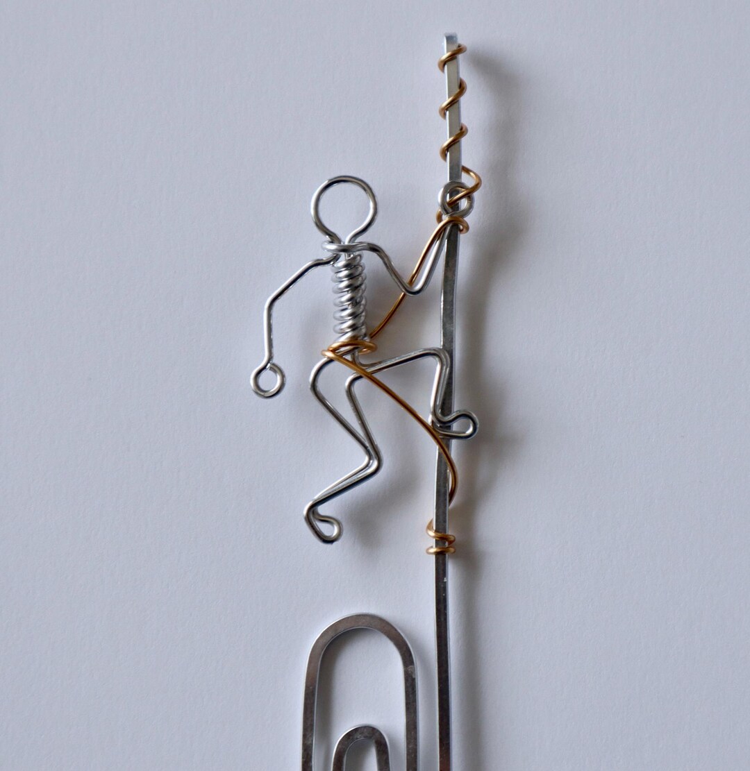 Rock Climber Bookmark // Gift for Teachers and Readers - Etsy