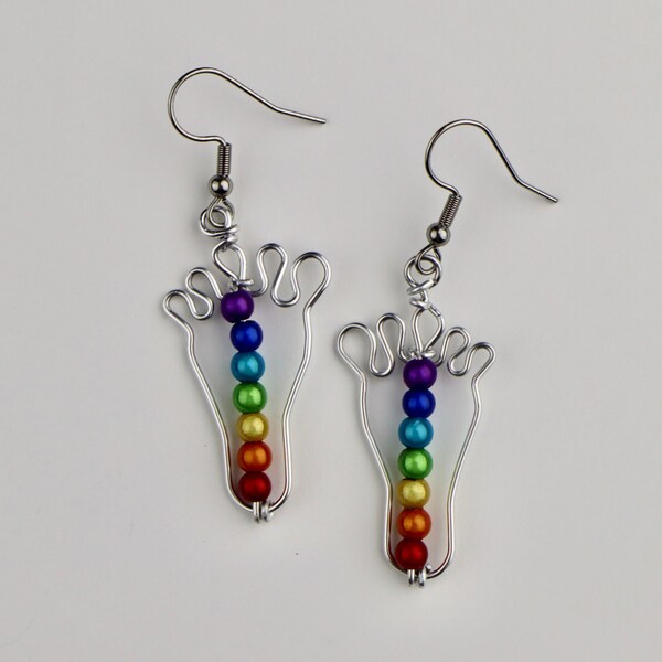 Feet Earrings - Etsy