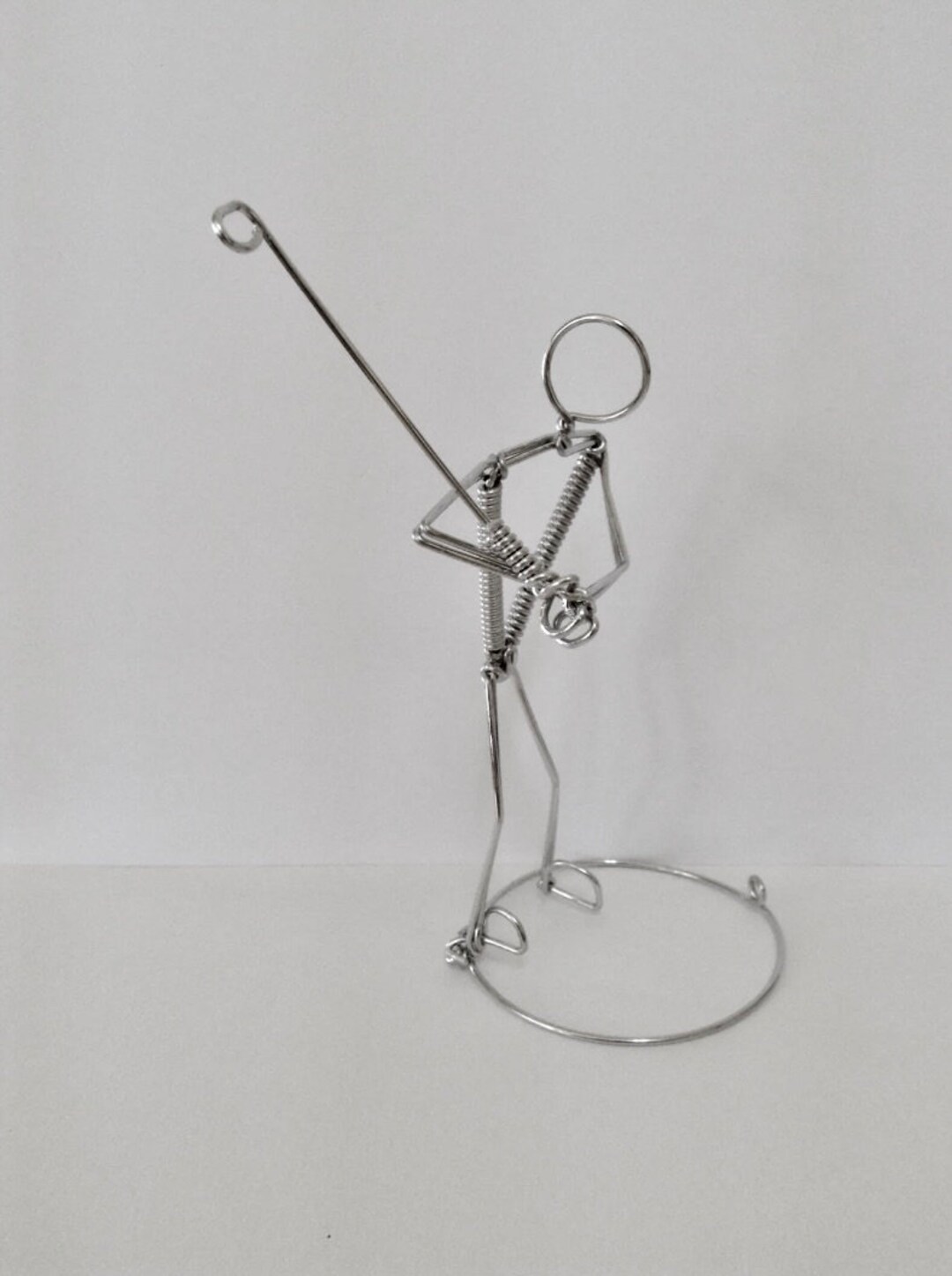 Golfer Ornament Wire Art Golf Gift - Etsy